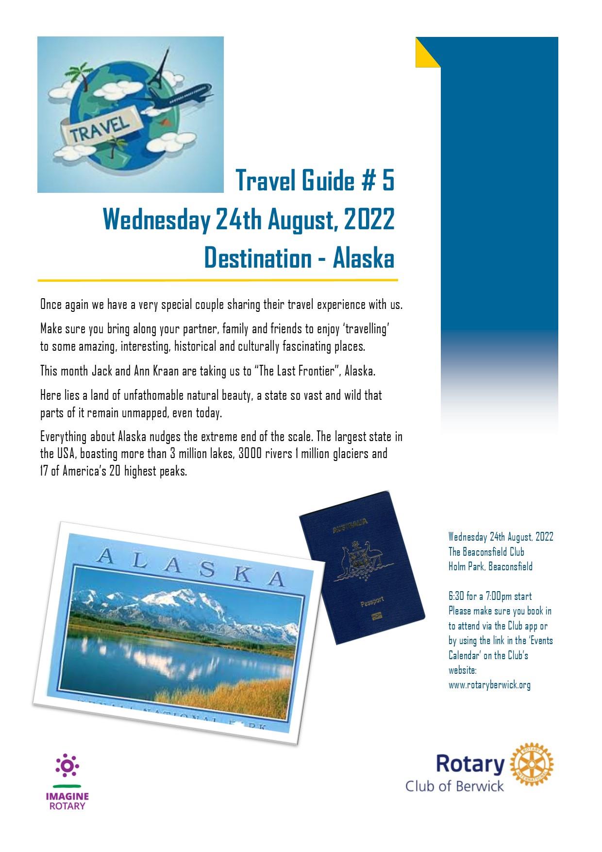 Alaska Travel Night | Rotary Club of Greater Dandenong and Endeavour Hills