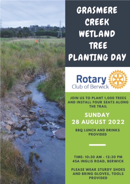 Tree Planting | Rotary Club of Greater Dandenong and Endeavour Hills