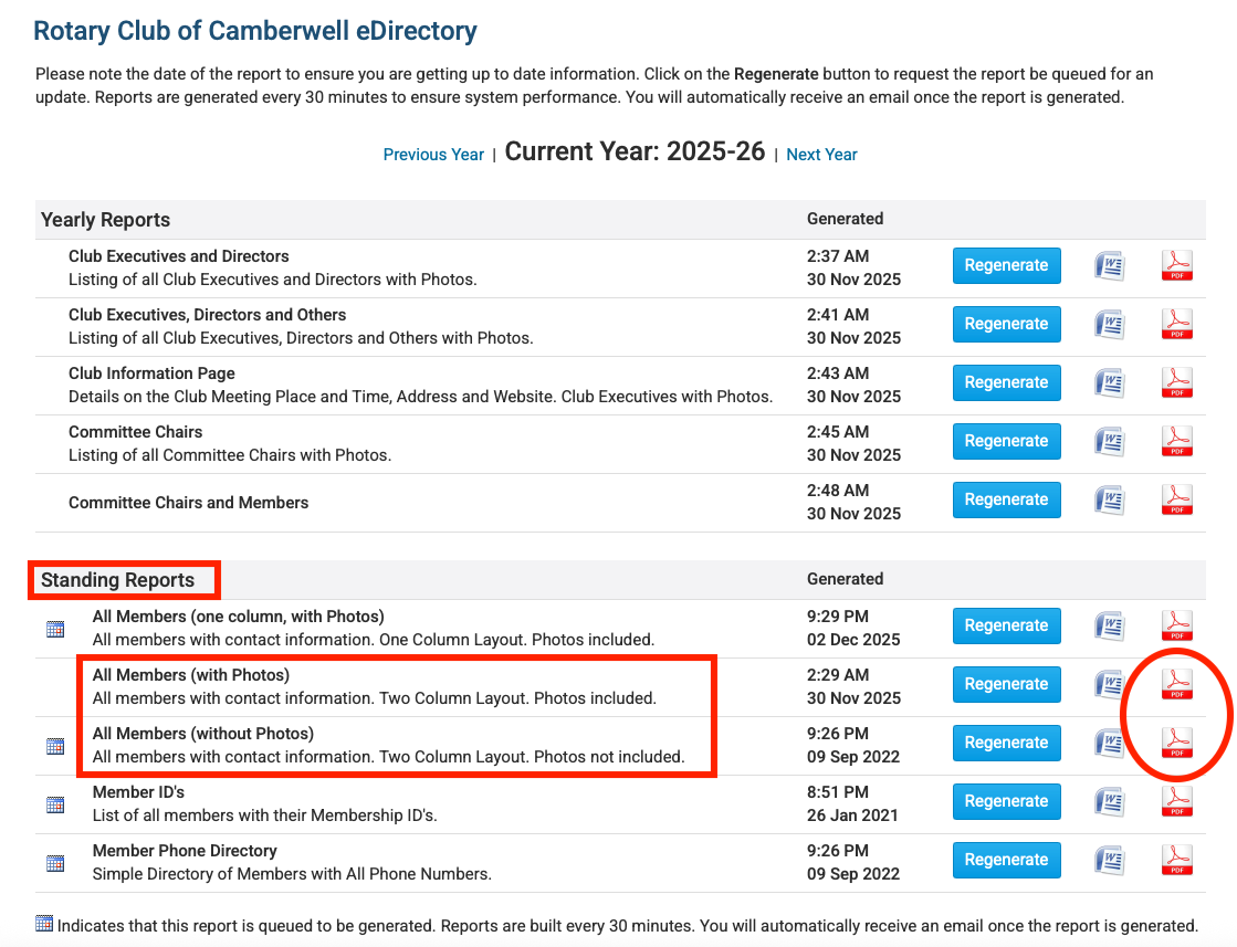 ClubRunner Corner: Print your own Club Directory | Rotary Club of ...