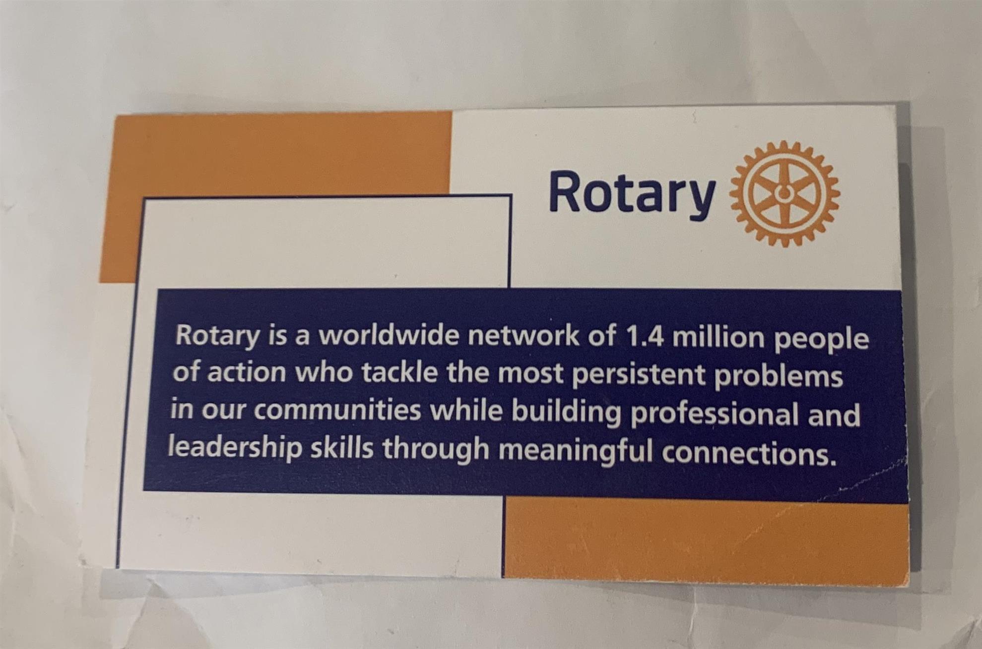 What is Rotary....? | Rotary Club of Camberwell