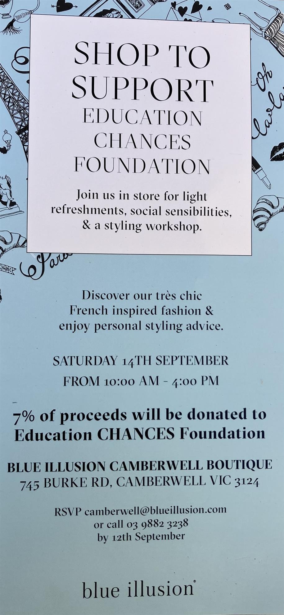 Shop to Support - Education Changes Foundation | Rotary Club of Camberwell