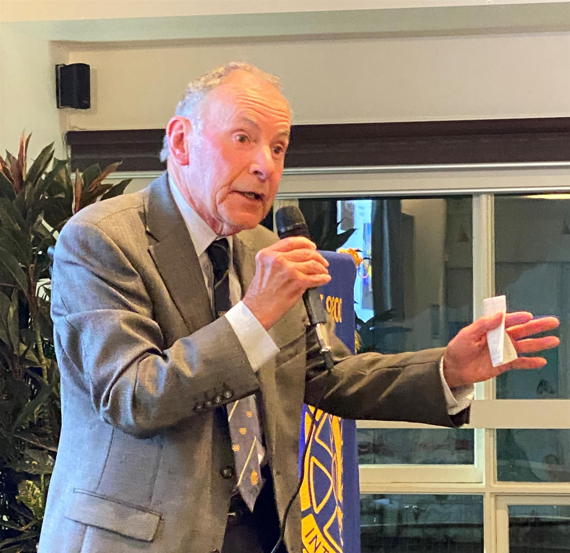 Last Weeks Speaker - Graham 'Smokey' Dawson | Rotary Club of Canterbury