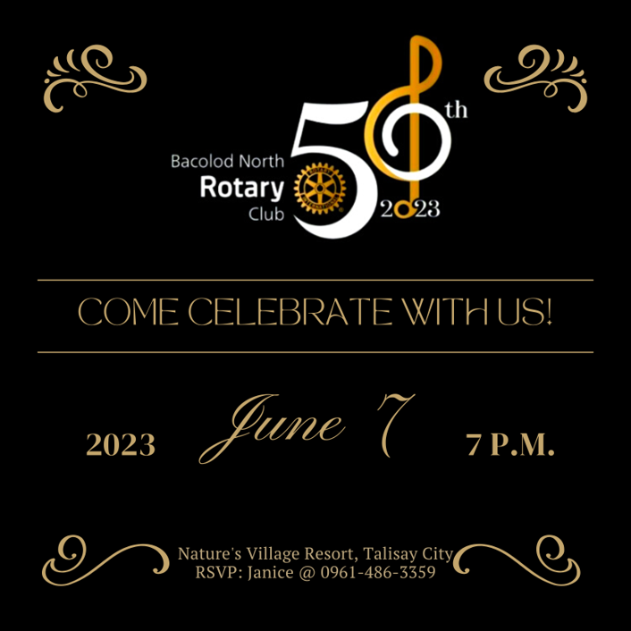 Invitation from RC Bacolod North | Rotary Club of Canterbury
