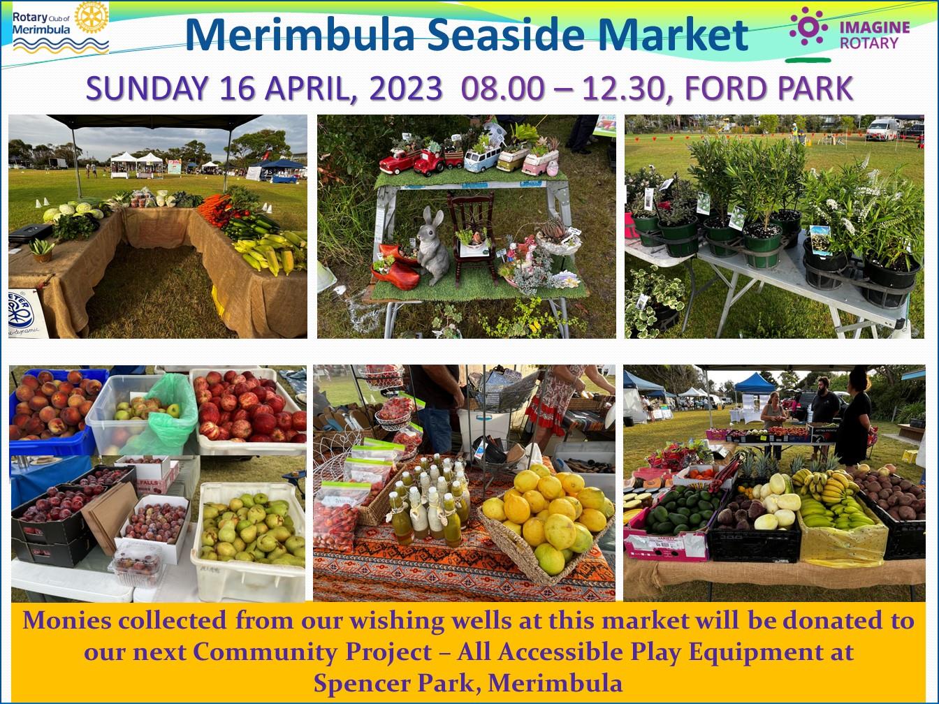 Merimbula Seaside Market - April 2023 | Rotary Club Merimbula