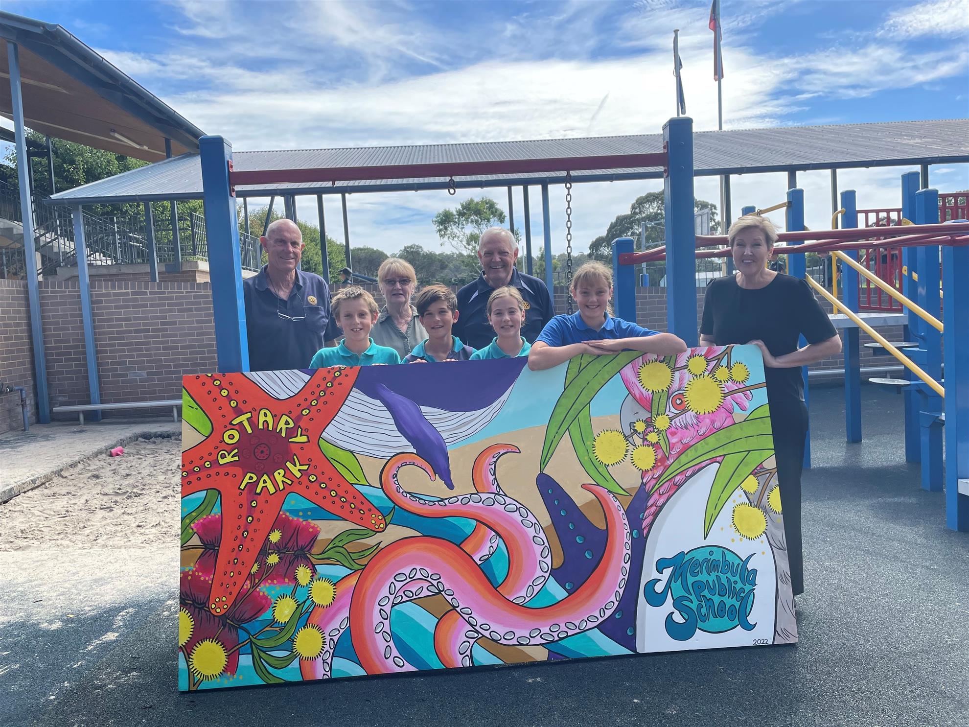 New Artwork Installed At Rotary Park | Rotary Club Merimbula