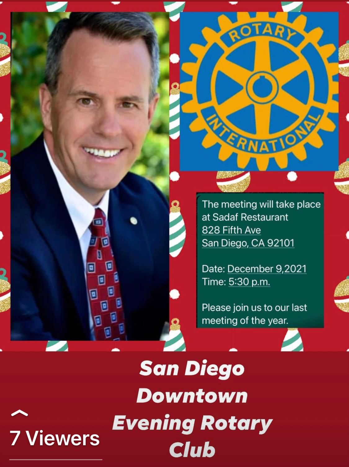Dan Gensler | San Diego Downtown Evening Rotary Club