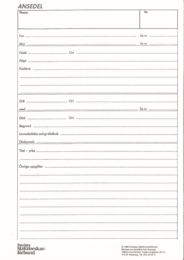 Släktforskning | Eskilstuna Rekarne Rotaryklubb