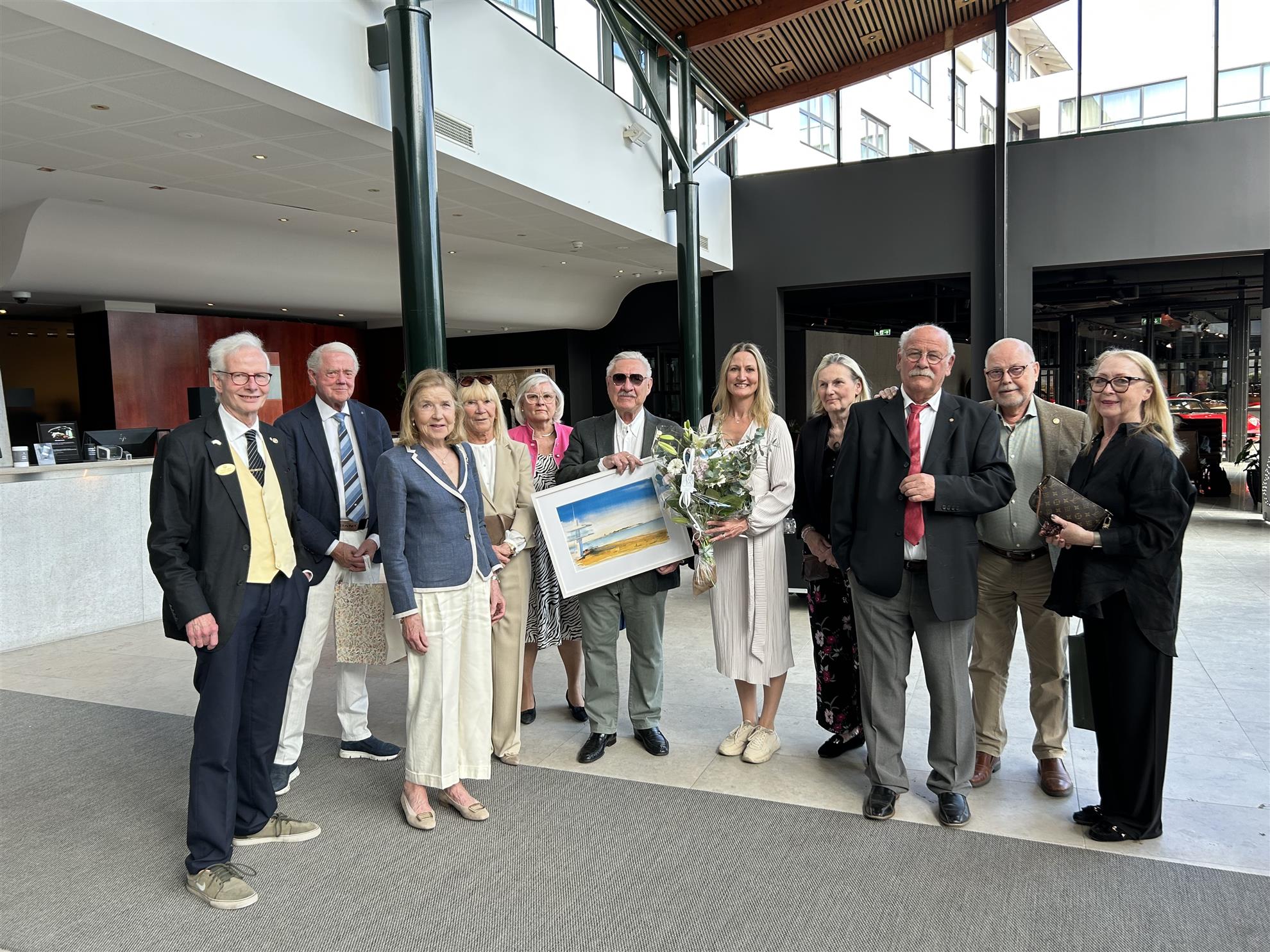 Presidentinformation, lunchmöte på Hotel Tylösand, Föredragshållare ...