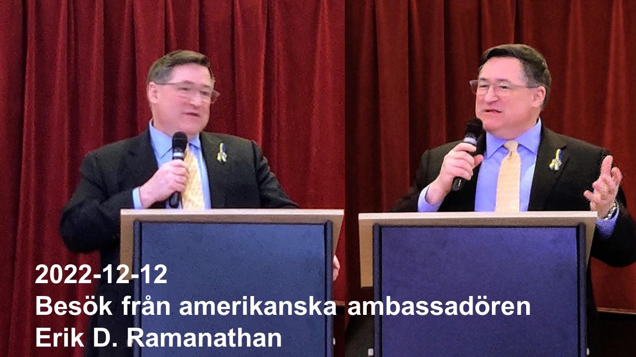 Besök från amerikanska ambassadören Erik D. Ramanathan | Stockholm ...