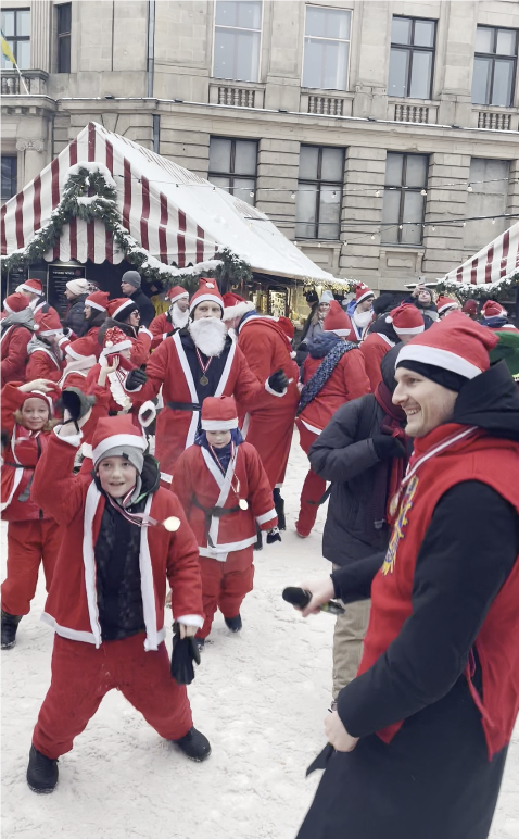 The Santa's Fun Run was a success! | Riga International Rotary Club