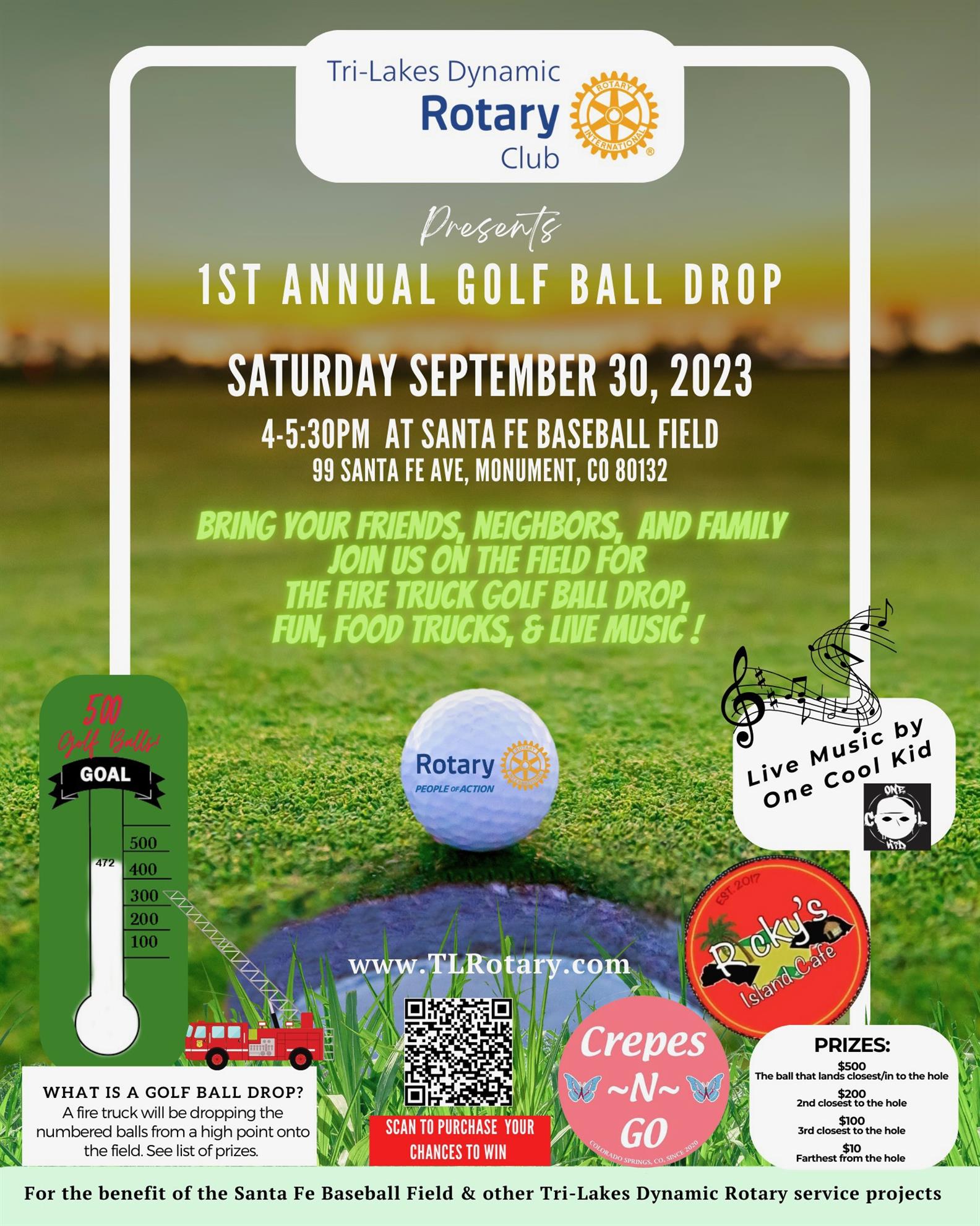 Join us for our 1st Annual Golf Ball Drop event this Saturday! | Tri ...