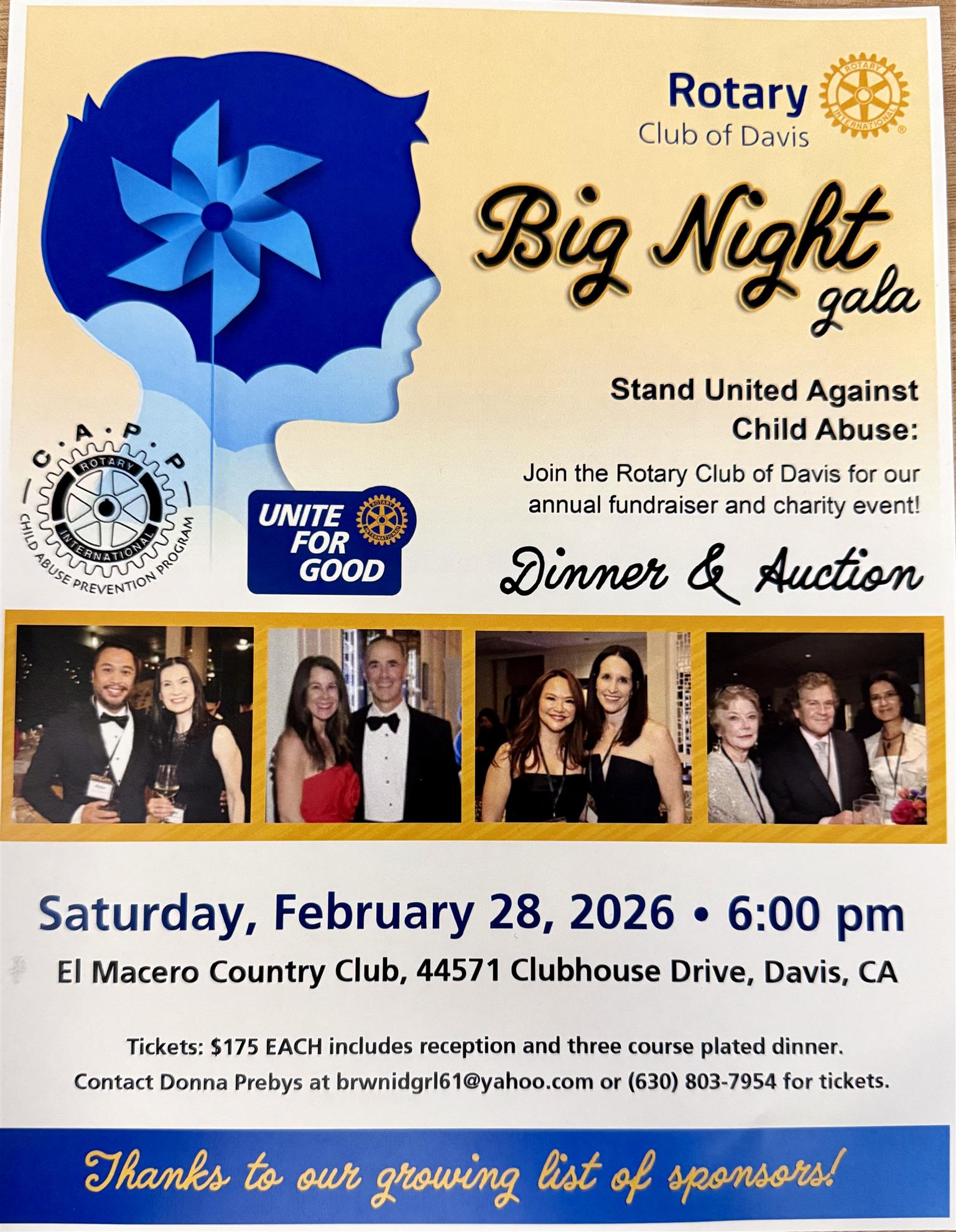 Big Night Gala - 2026 | The Rotary Club of Davis