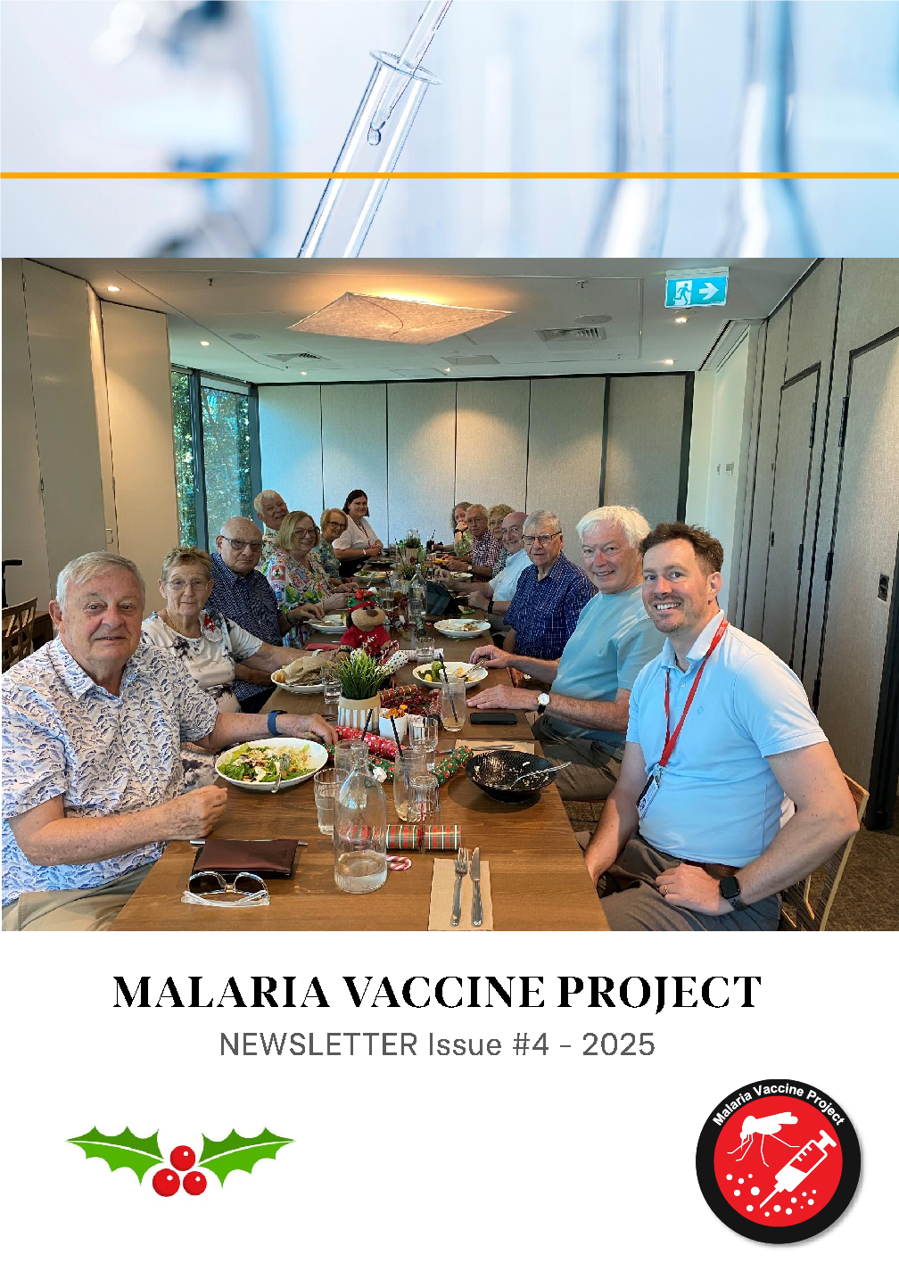 Malaria Vaccine Project - Newsletter 4 2025 | Rotary Club of Cairns Sunrise