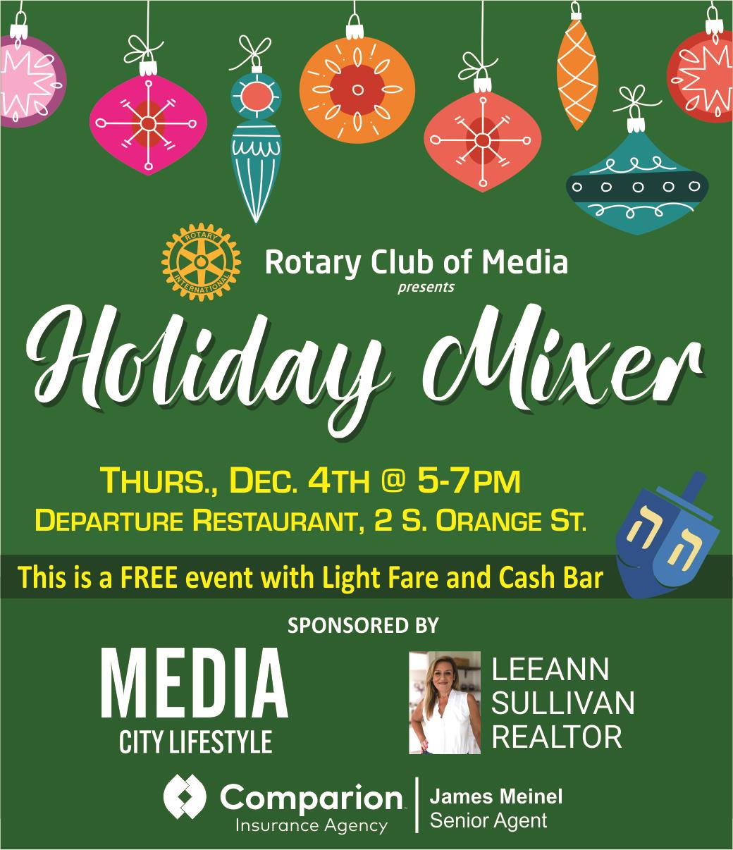 Rotary Club of Media Holiday Gathering | Rotary Club of Media, PA