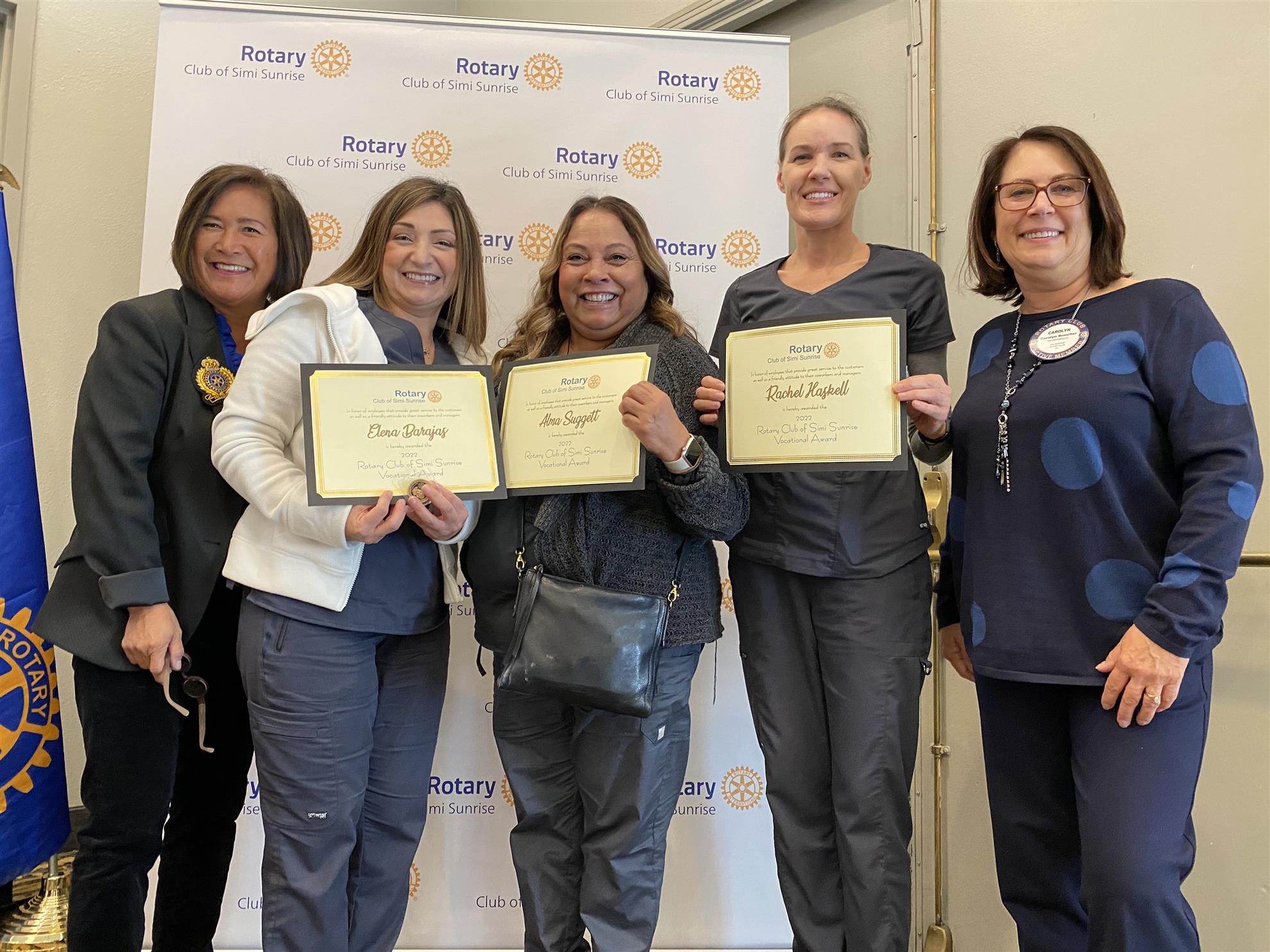 Employee Recognition at the Rotary Club of Simi Sunrise | Rotary ...
