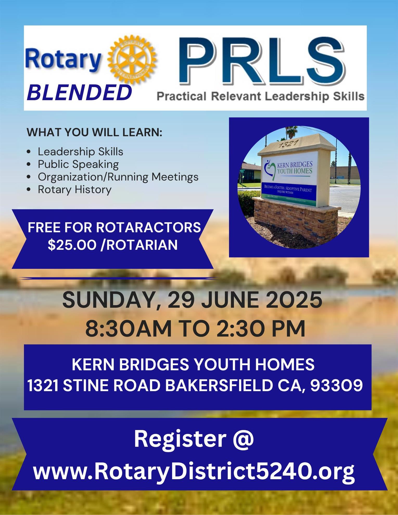 Blended PRLS | Rotary District 5240