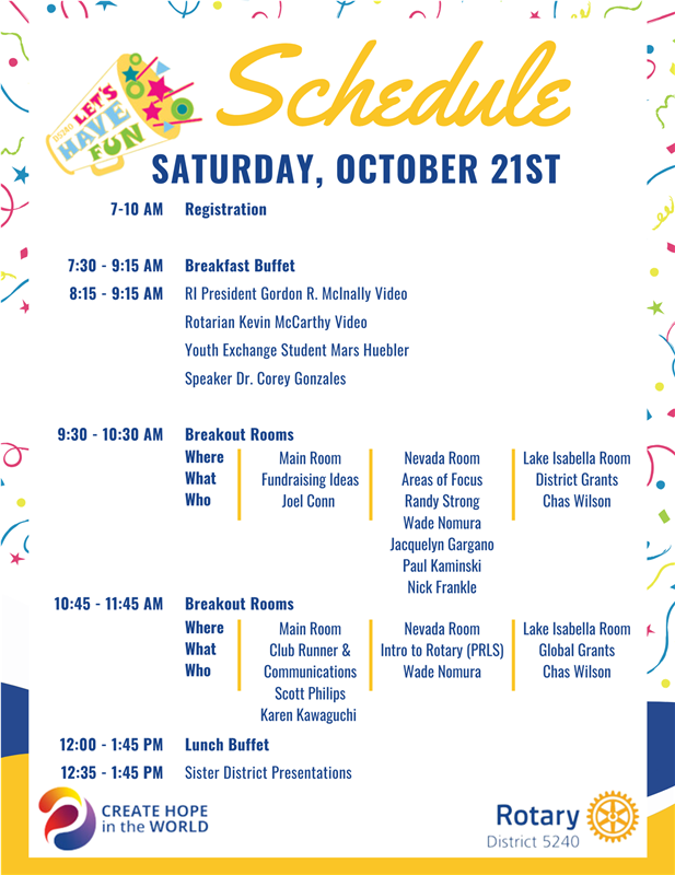 2023 District Conference Program | Rotary District 5240