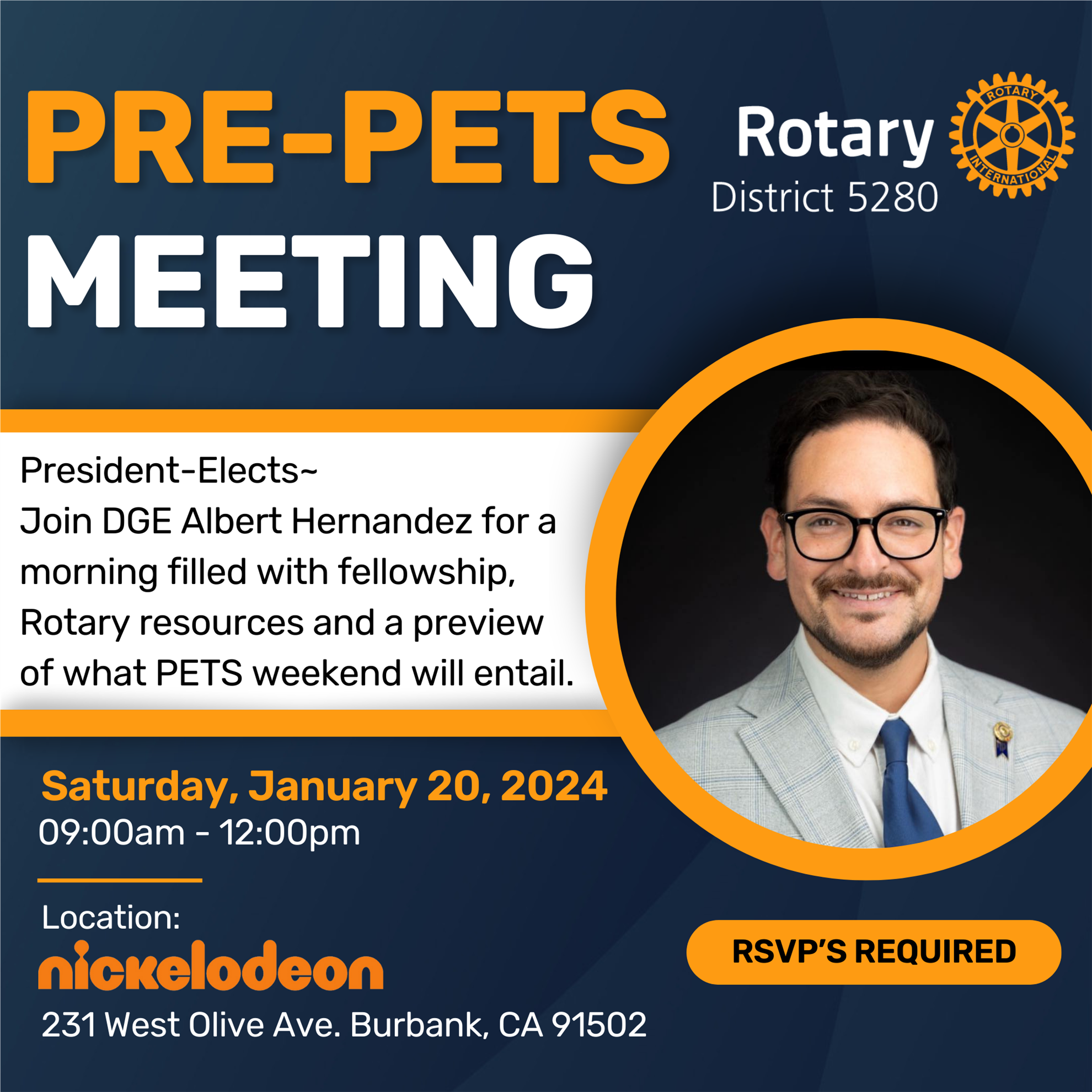 Pre-PETS Meeting | Rotary District 5280
