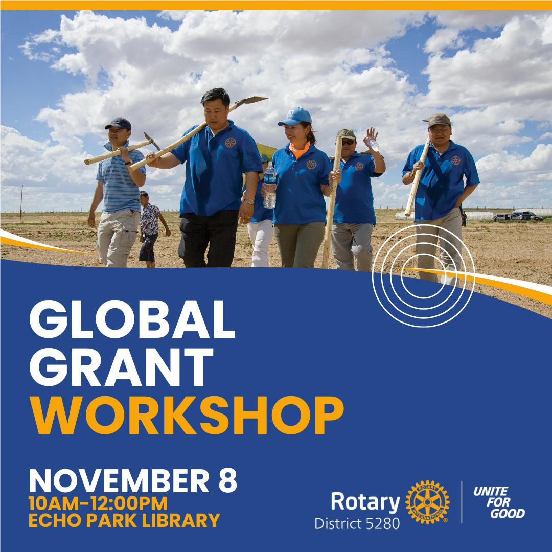 Global Grant Workshop | Rotary District 5280