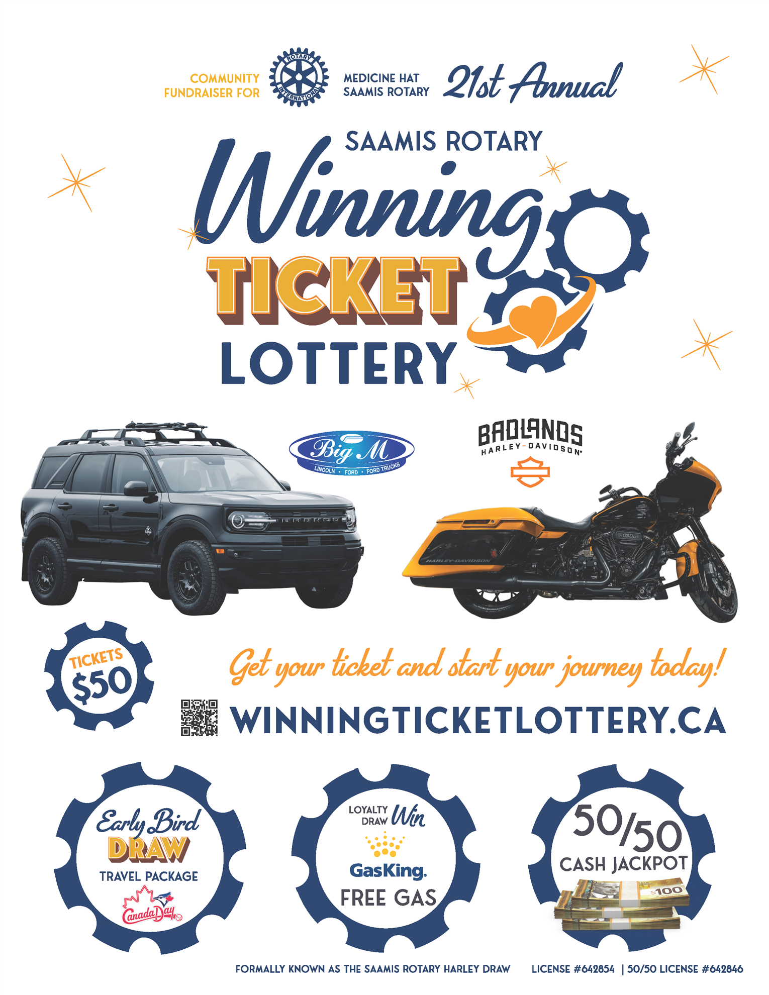 21st Annual Winning Ticket Lottery, Buy before Sep 24 | Rotary 5360