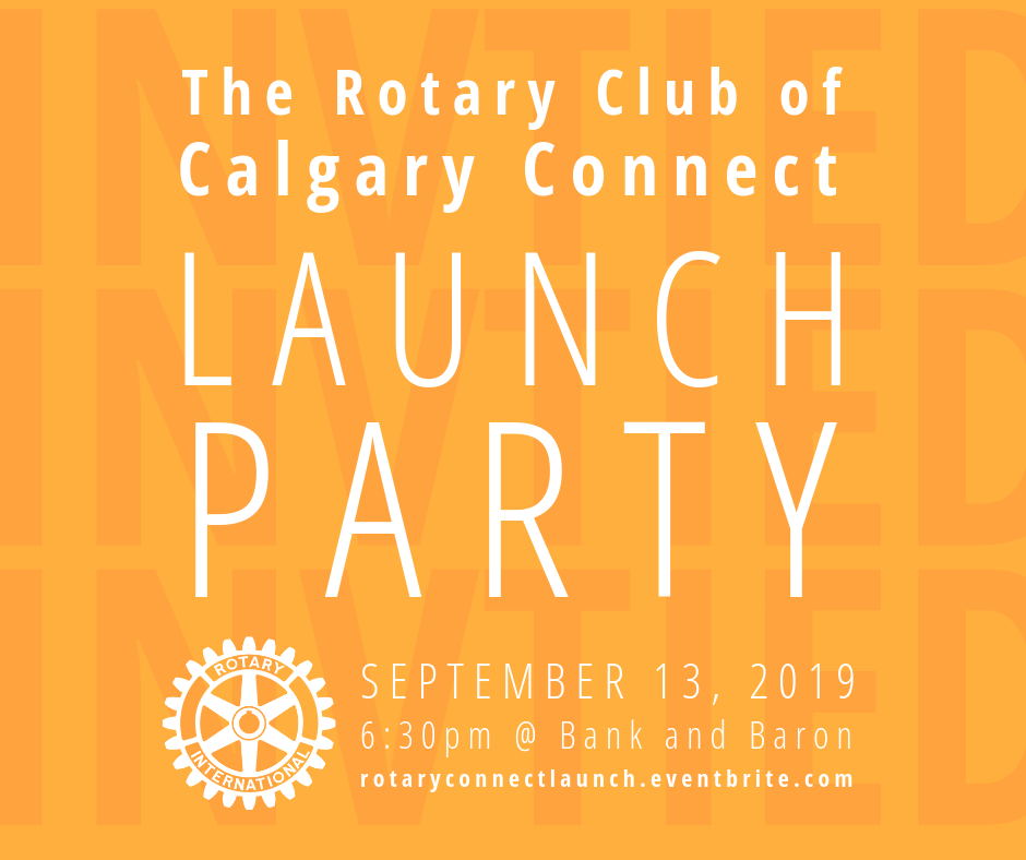 Calgary Connect Launch Party, Fri Sep 13 | Rotary 5360