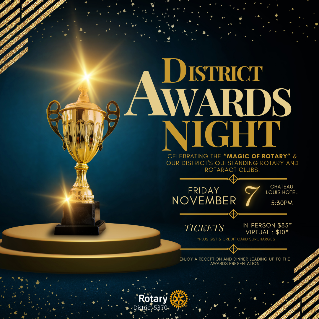 District Awards - A Night of Recognition and Excellence | Rotary ...