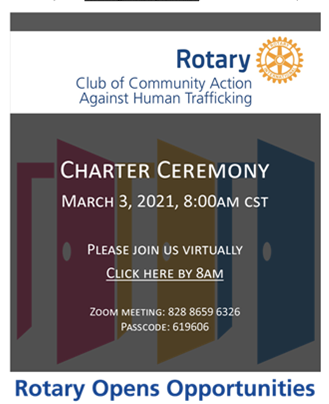 CAAHT Club Charter Ceremony | Rotary District 5710
