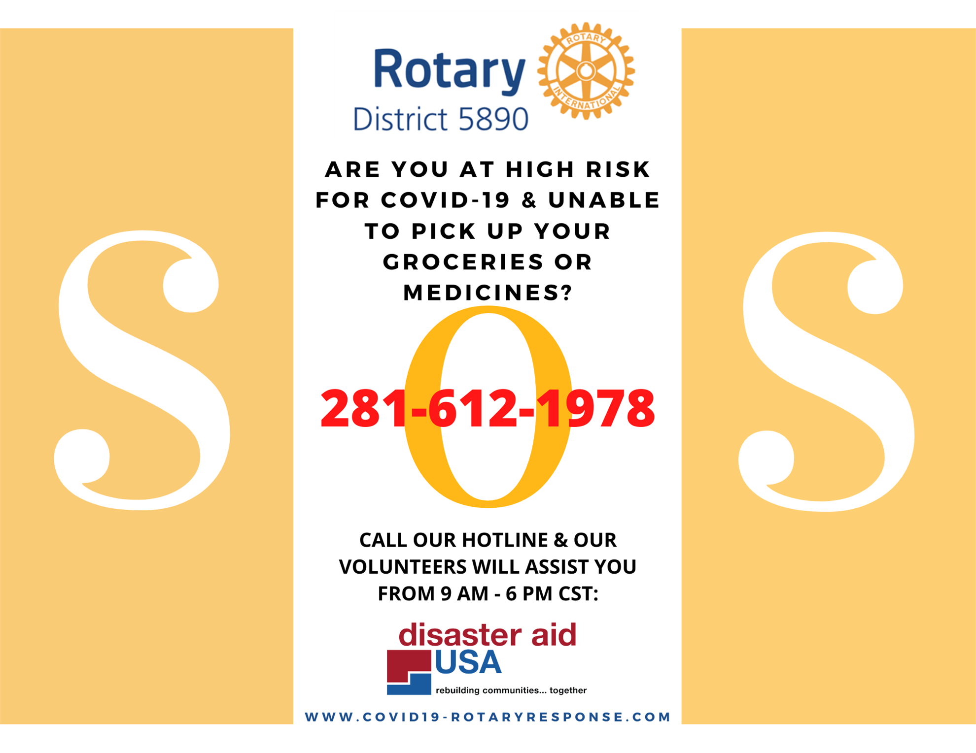 HELP OUR NEIGHBORS MOST AT RISK DURING COVID-19 WITH DISASTER AID USA ...