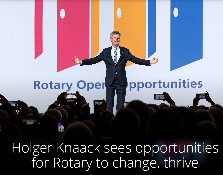 INCOMING ROTARY INTERNATIONAL PRESIDENT ANNOUNCES 2020-21 PRESIDENTIAL ...