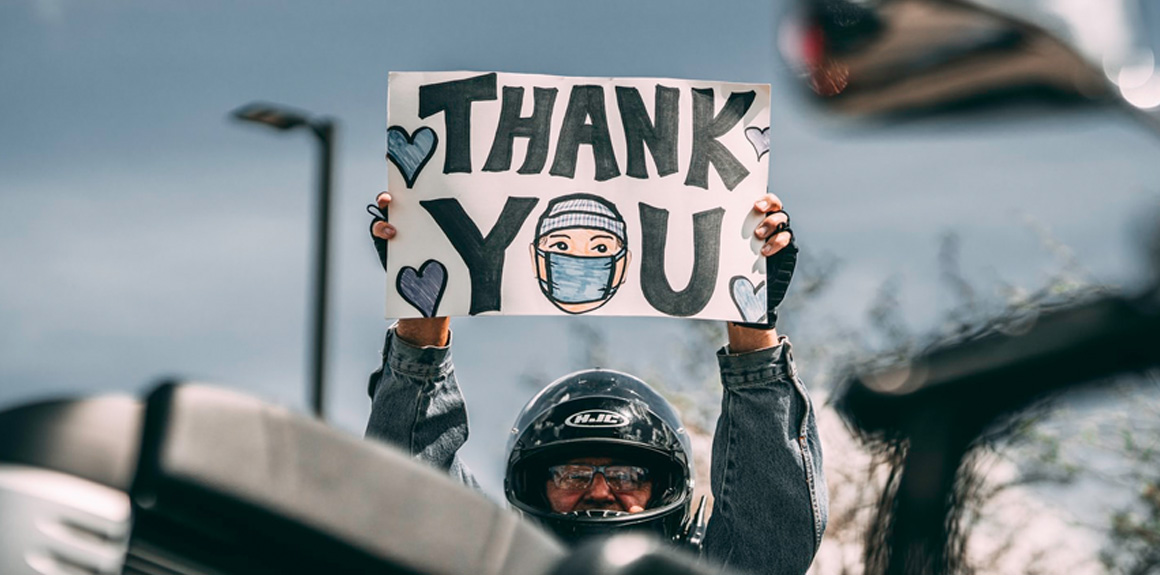 "Rotary has heart" project #1: thank-you notes for nurses/medical staff ...