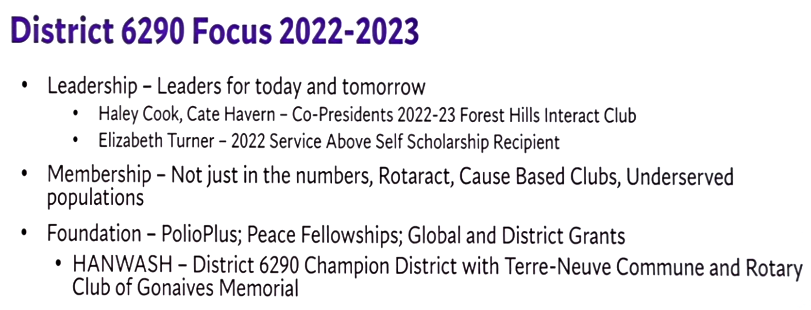 Home Page | Rotary District 6290