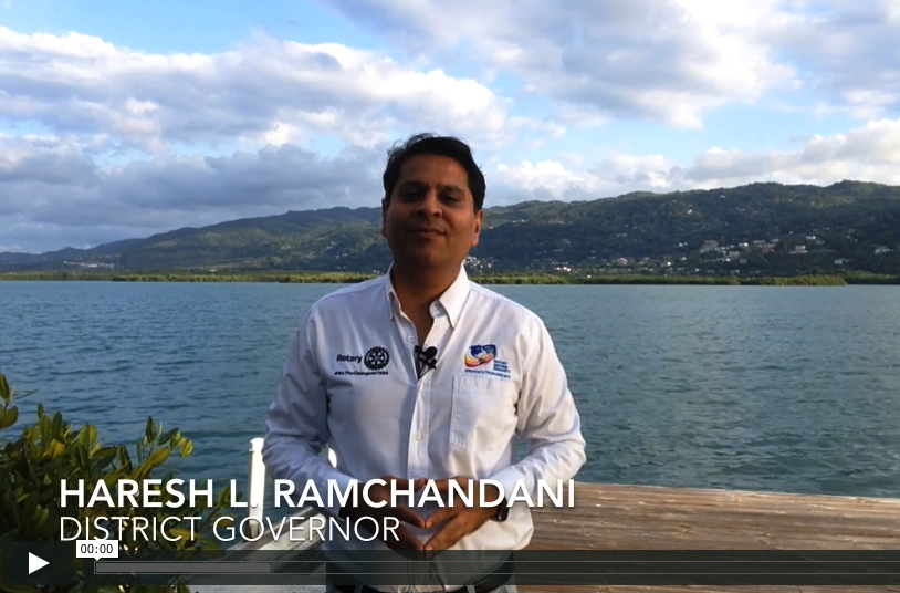 March Message from DG Haresh L. Ramchandani | Rotary Club of St. Thomas