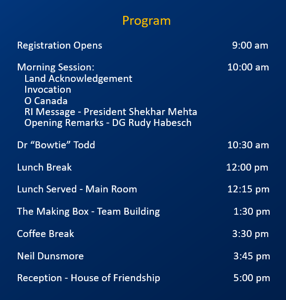 Discon Meeting Agenda | Rotary District 7080