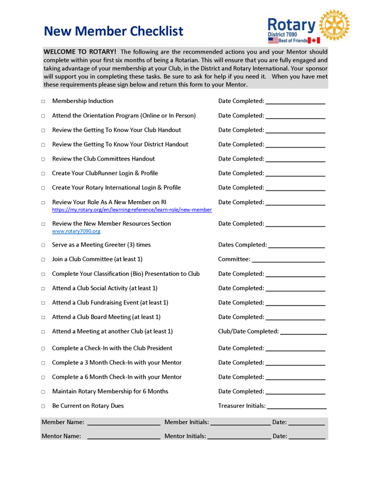 Membership | Rotary District 7090