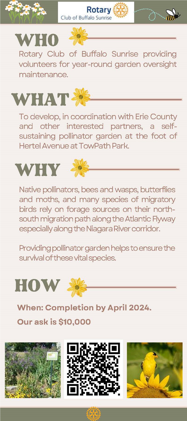 BSR Seeks Support for Pollinator Garden | Rotary District 7090