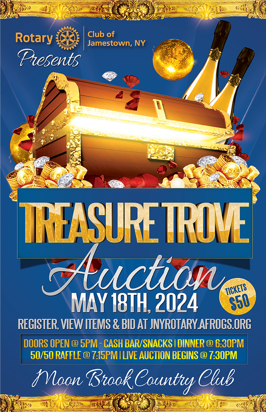 Jamestown’s Treasure Trove Auction | Rotary District 7090