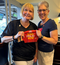 At the Ball Game with RI President Stephanie Urchick | Rotary District 7090