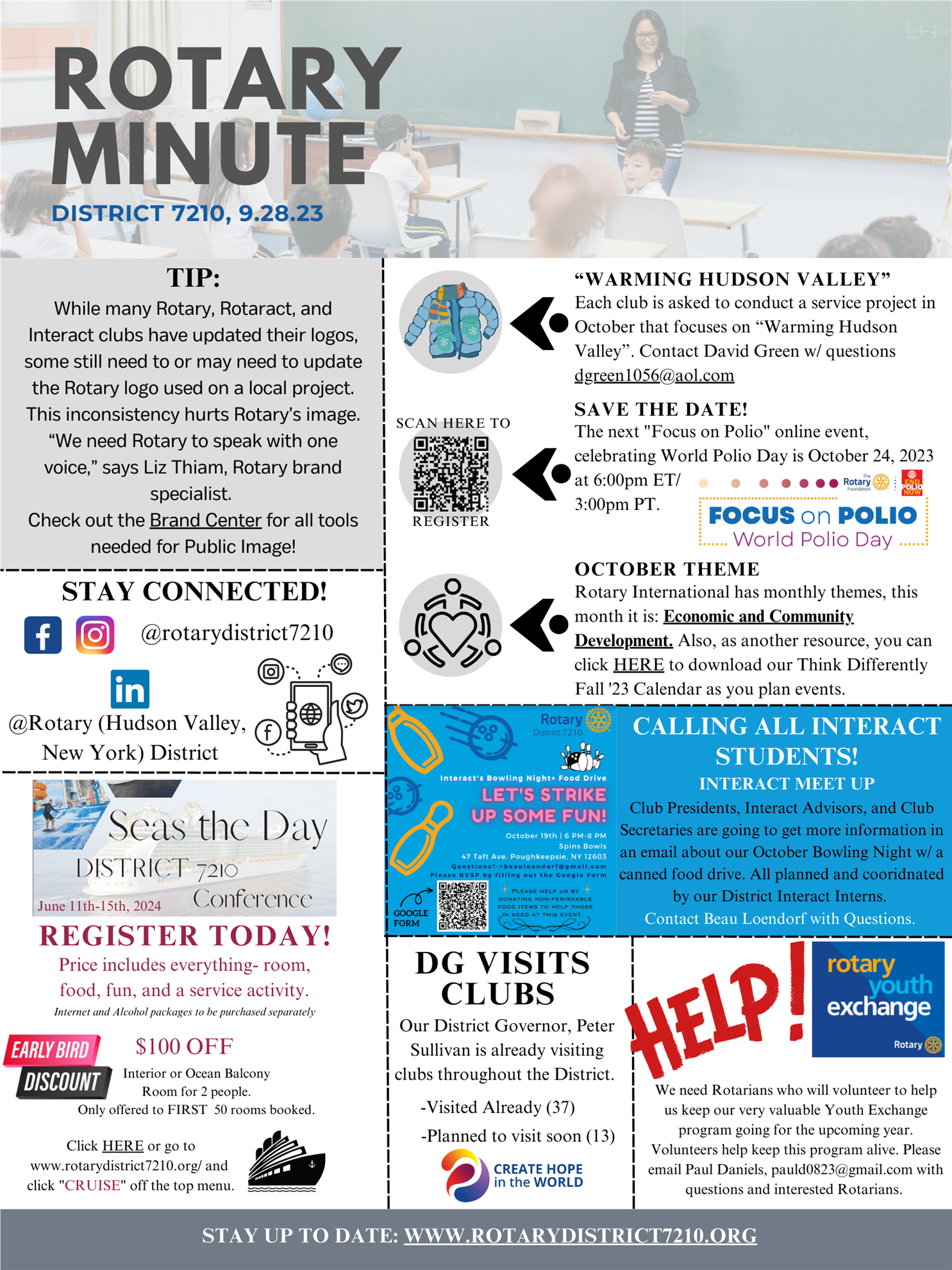 Newsletters | Rotary District 7210