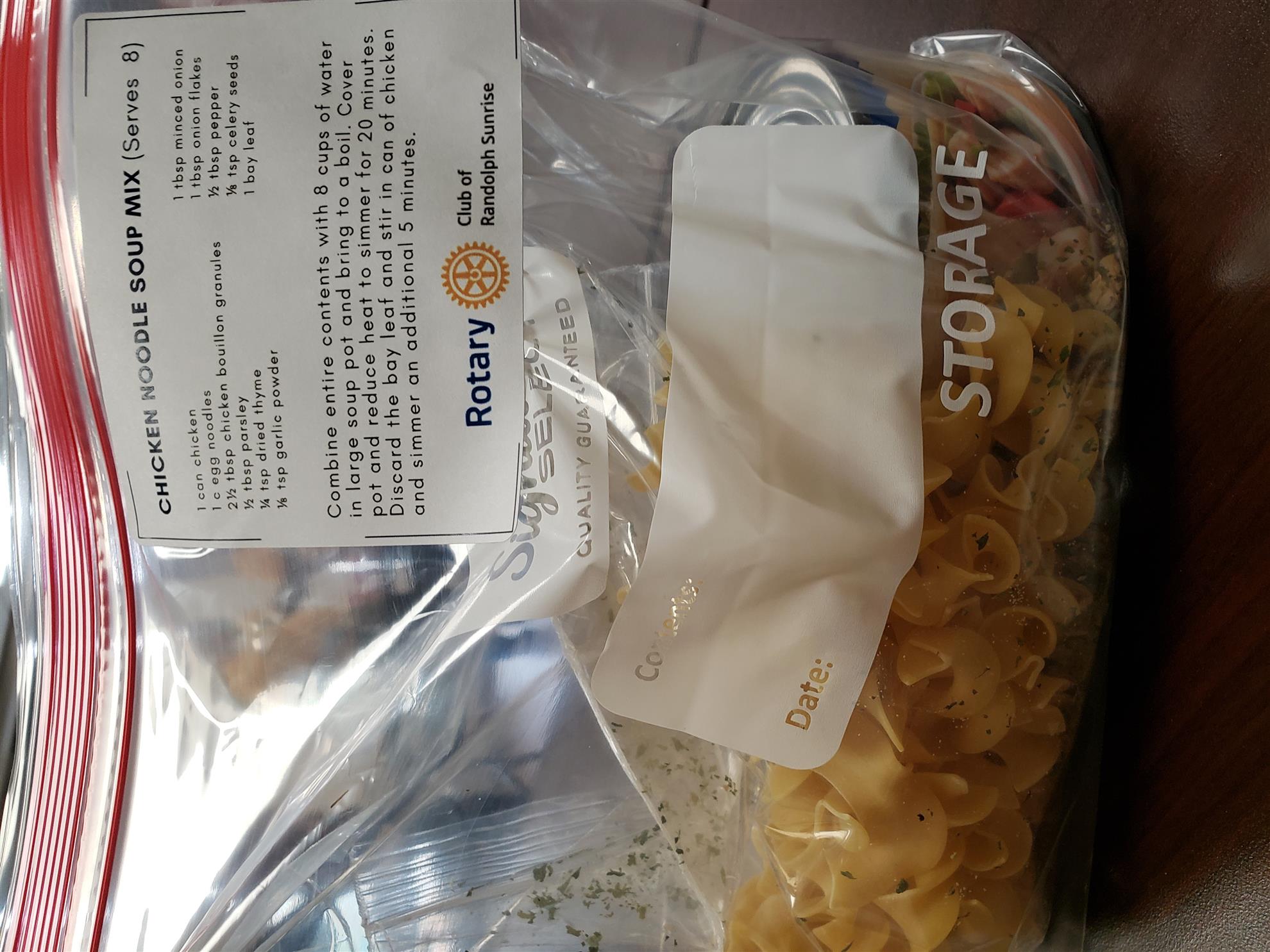 1200 meals for the Randolph Food Shelf | Rotary District 7850