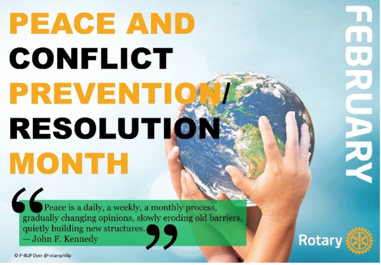 Peace and Conflict Resolution Month | Rotary District 7850