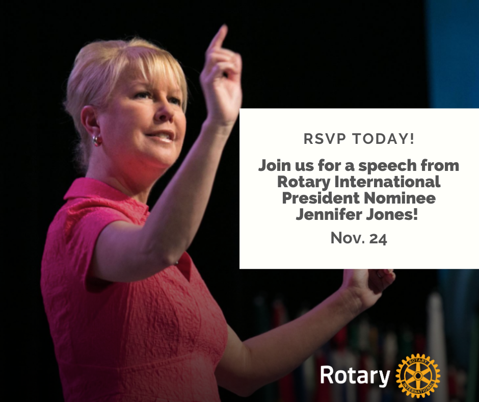 Rotary International President Nominee Jennifer Jones to Speak at ...