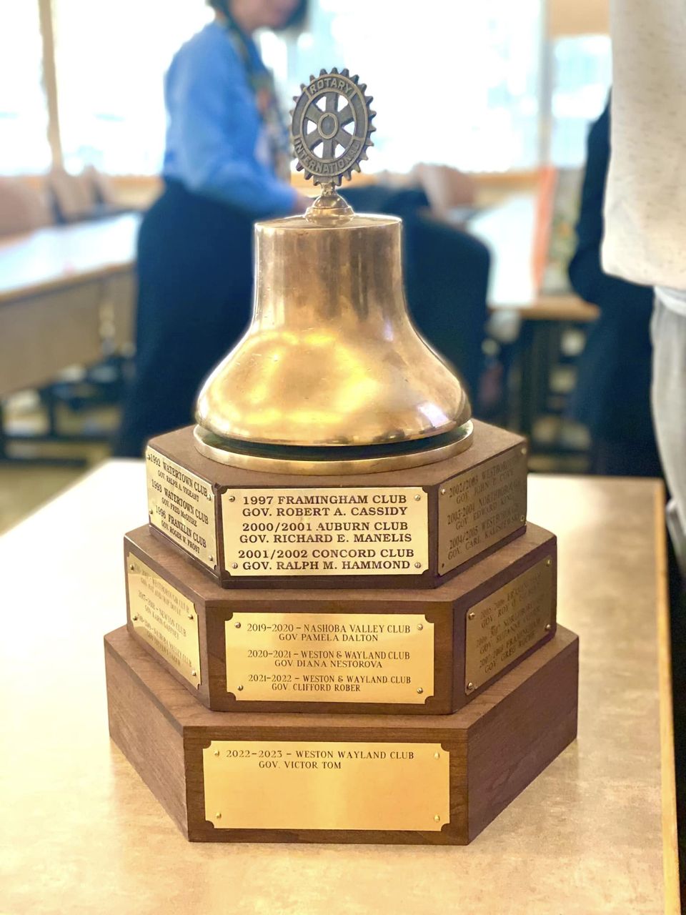 New Life for Our District Bell | Rotary District 7910