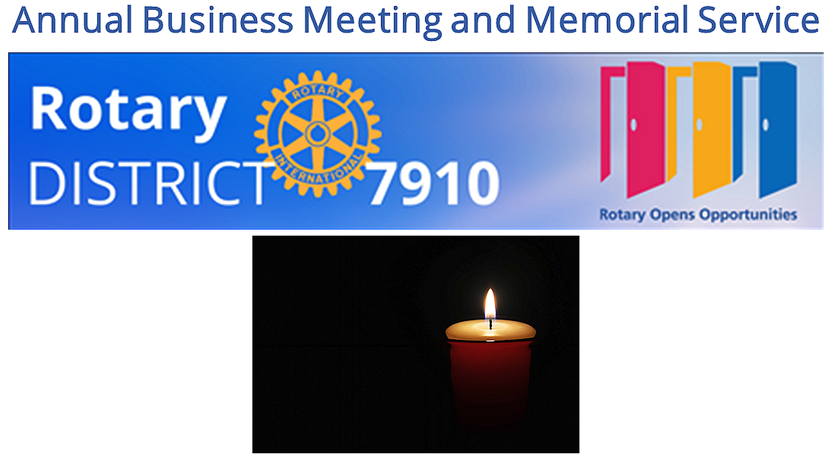 Register Now: District Business Meeting and Memorial Service, this ...