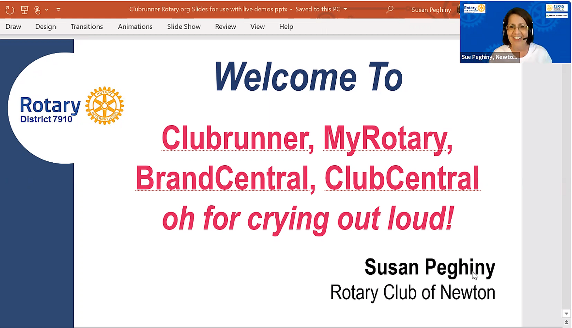 Learn about Clubrunner, Club and District Websites, and Rotary.org ...