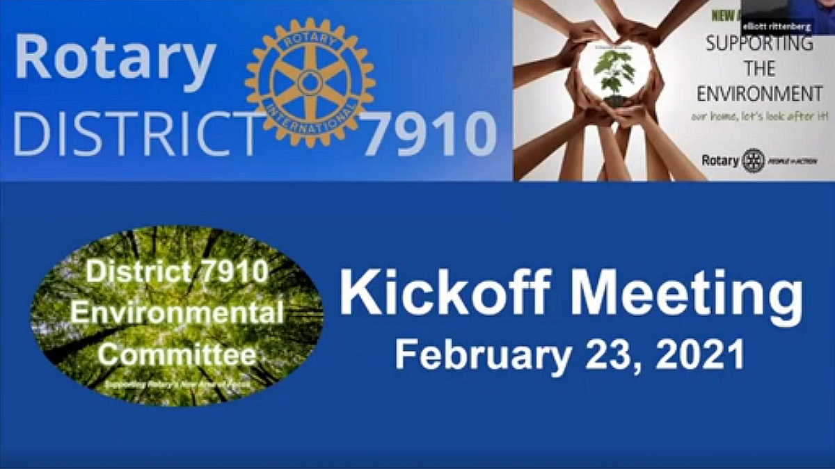 Recap and Video of Environmental Committee's Kickoff Meeting | Rotary ...