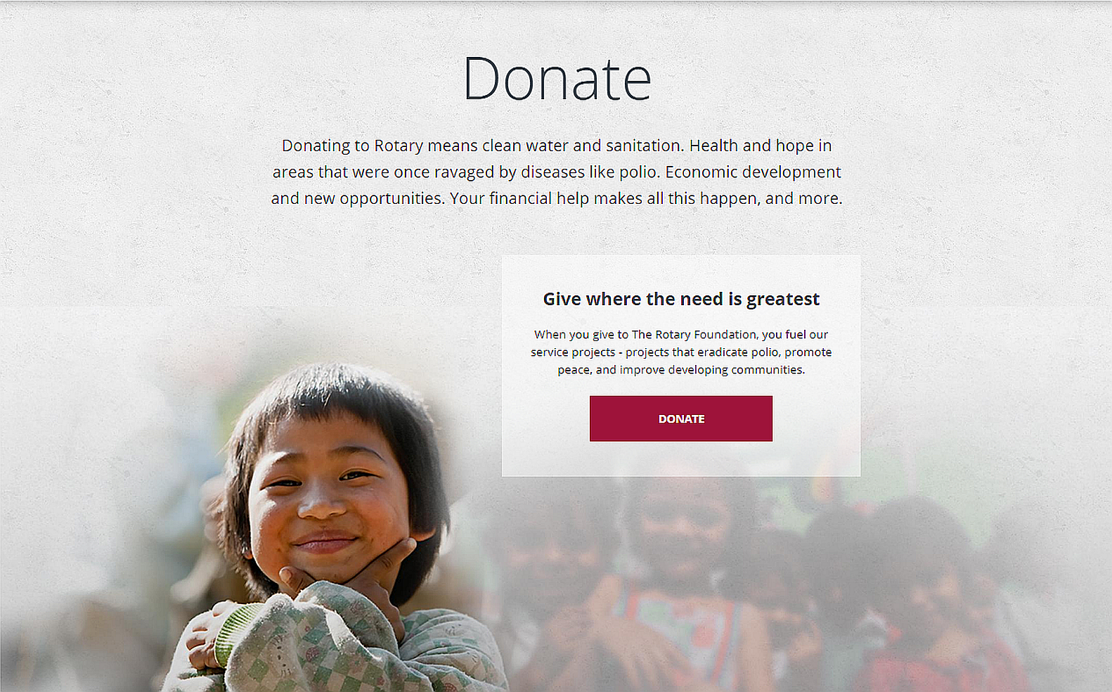 Support Our 2020 Rotary Foundation Appeal | Rotary District 7910