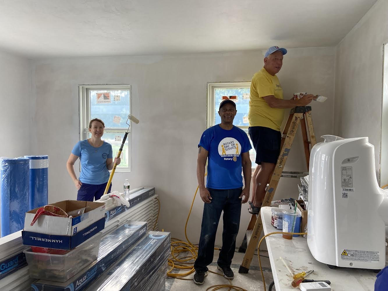 Habitat Build Day in memory of June Grace | Rotary District 7910