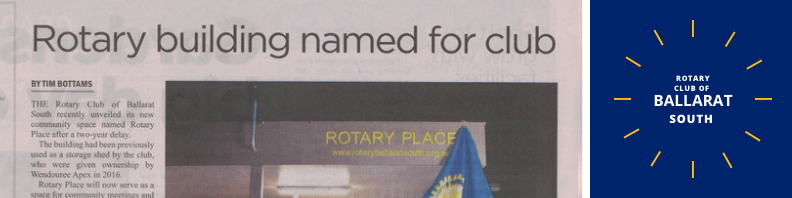 Rotary Building Named for Club | Rotary District 9780