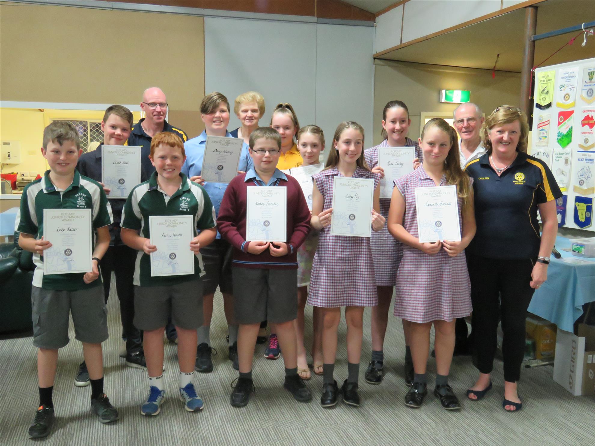 Junior Community Awards | Rotary District 9780