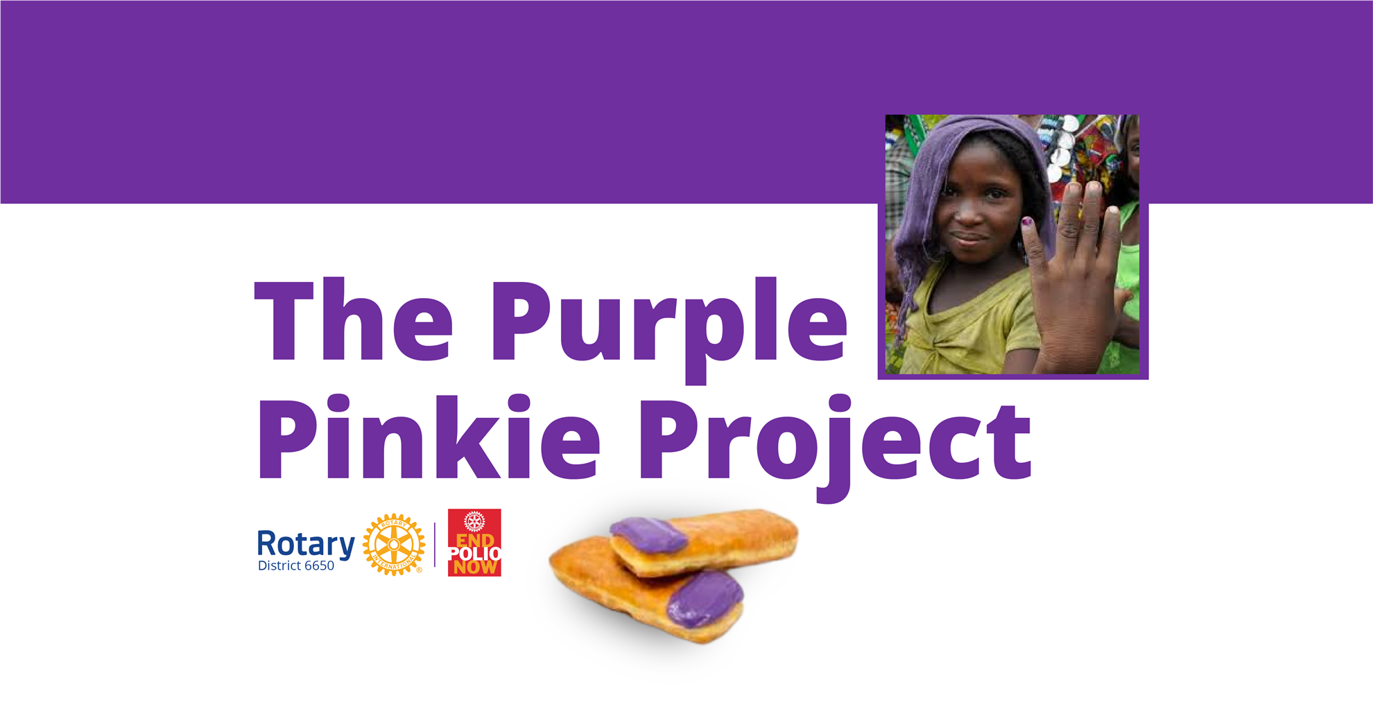 Purple Pinkie Project for Polio | Rotary District 6650